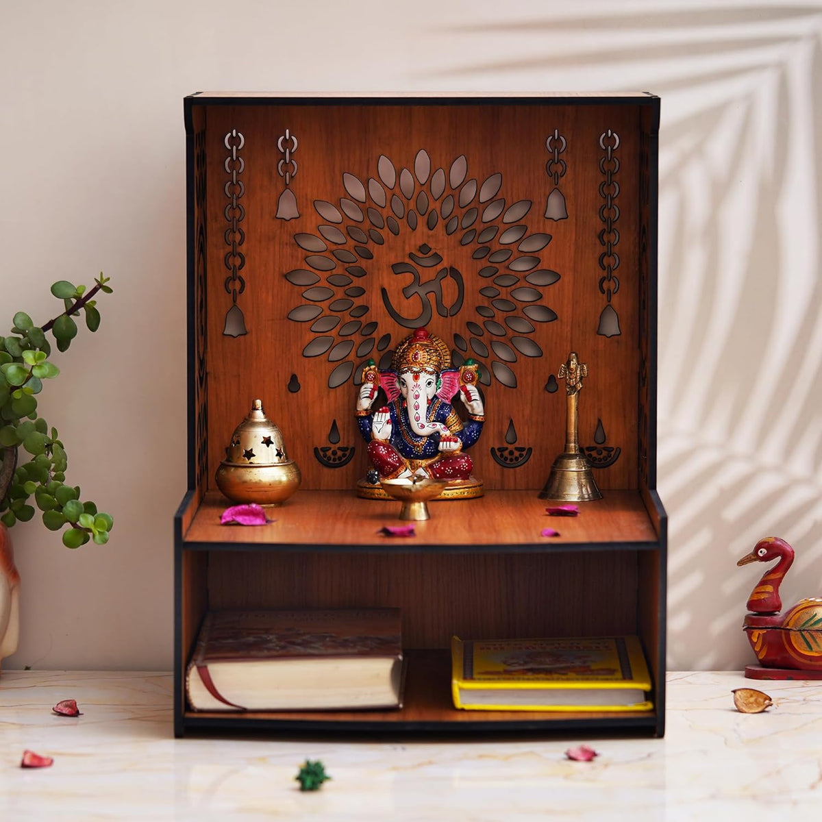 Wooden home temple-Pooja mandir JaipurCrafts