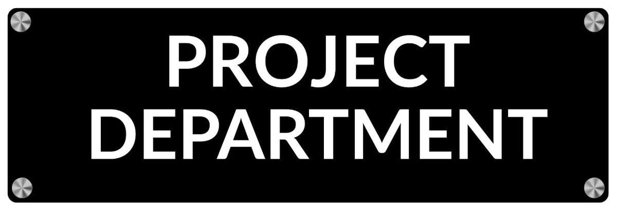 Webelkart Premium Acrylic PROJECT DEPARTMENT Name Plate for School and ...