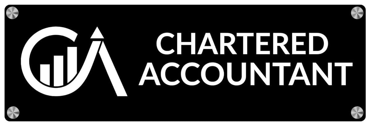 Webelkart Premium Acrylic Chartered Accountant - Ca Name Plate for hom ...