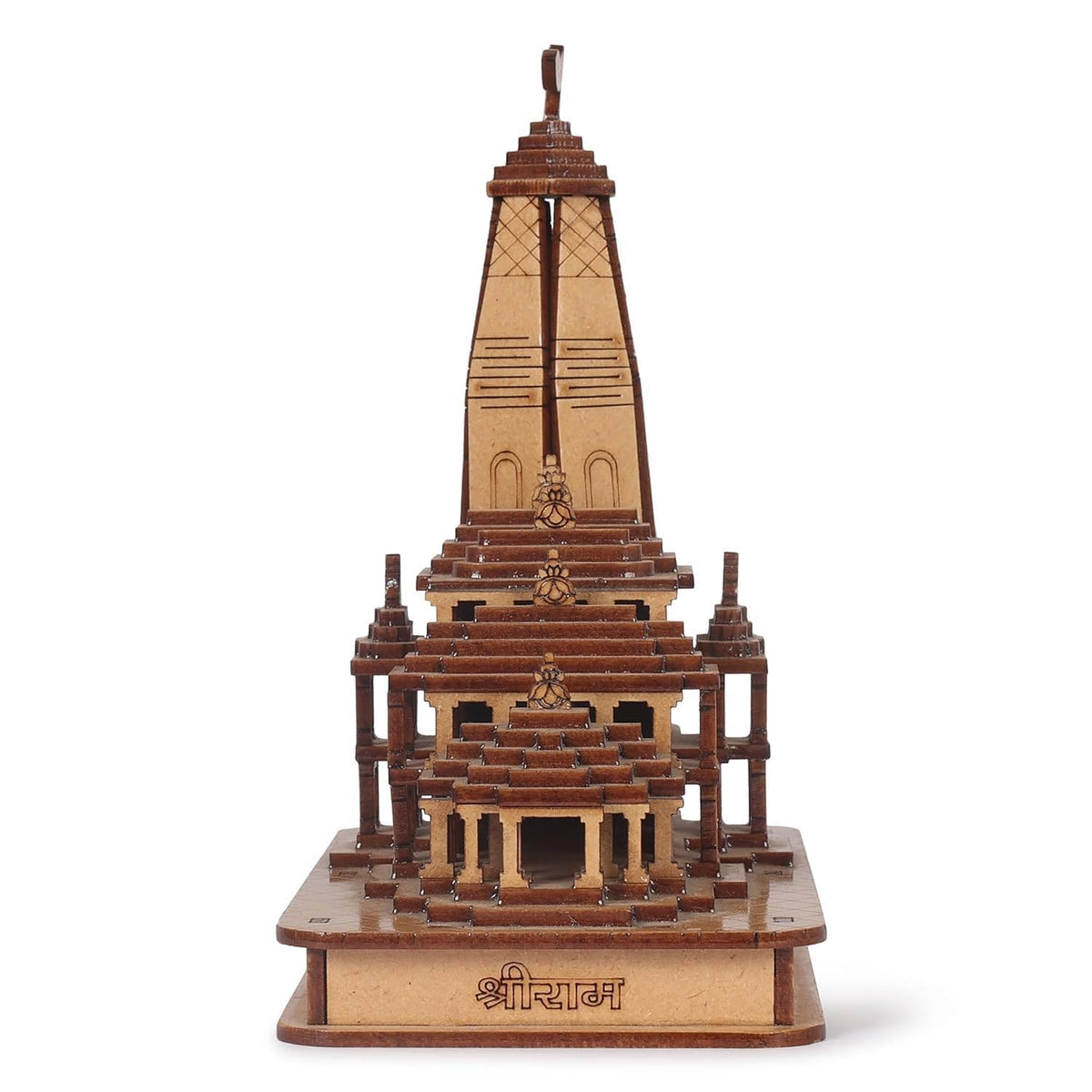 Webelkart Premium Ram Mandir Ayodhya Shree Janmbhumi Temple Wooden ...