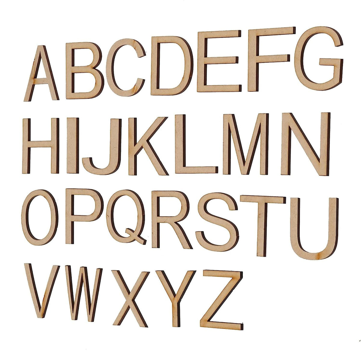 Webelkart Premium Laser Cut 26 PES Capital Alphabet Letter for Kids Le