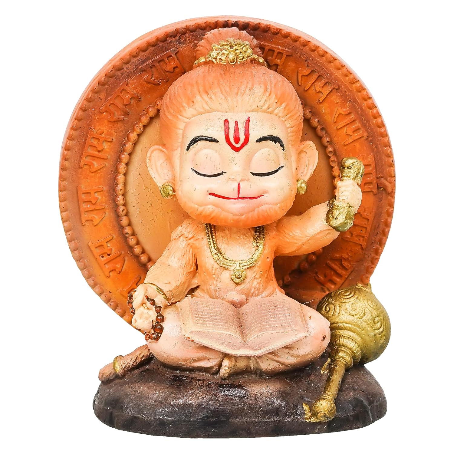 Book Reading Hanuman ji idol statue for home and car dashboard ...