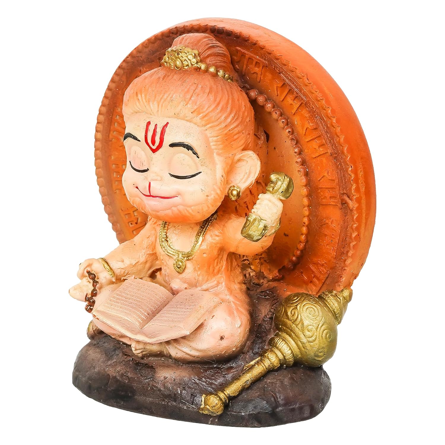 Book Reading Hanuman ji idol statue for home and car dashboard ...