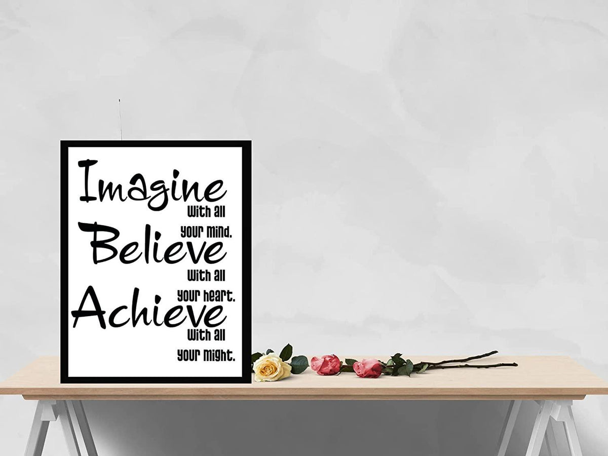 Webelkart Premium Motivational Quote Photo Frame for Wall, Office ...